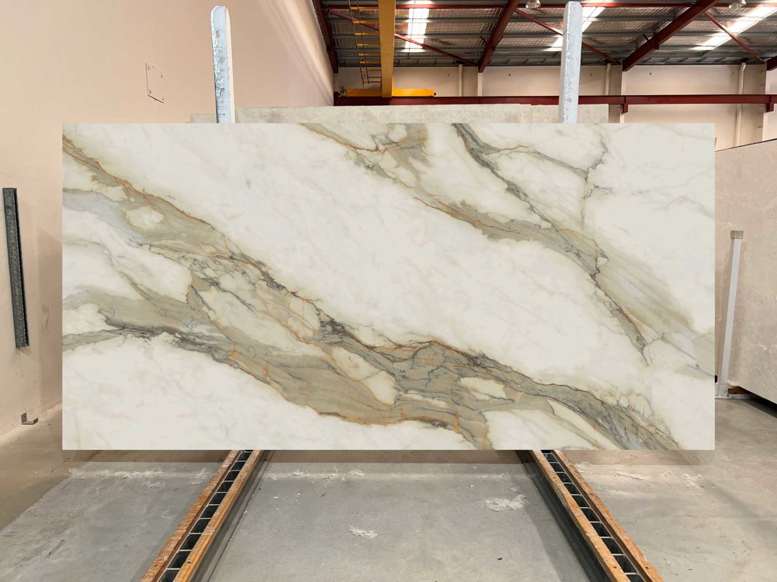 INFINITY _Calacatta Hermitage Porcelain - Zuccari Stone Suppliers Perth, WA